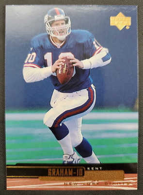 1999 Upper Deck Football Card Kent Graham Giants #137 FREE SHIPPING! | eBay