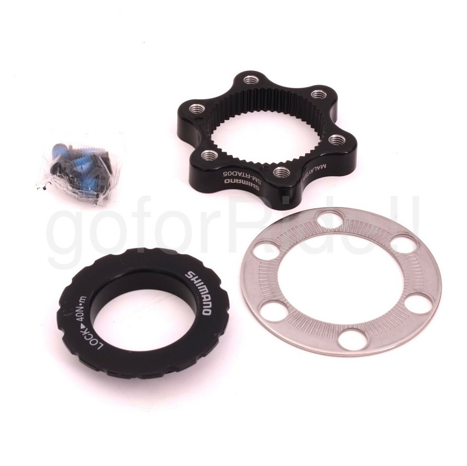 2 pair Shimano Center Lock Hub to 6 Bolt Disc Brake Rotor Adapter SM ...