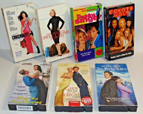 Vintage VHS Lot 90s 2000s Rom-Com Chick-Flicks Romantic Comedy Movies ...