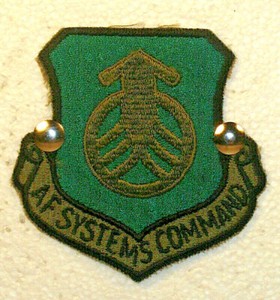 USAF US Air Force Systems Command AFSC Badge Insignia Subdued Patch | eBay