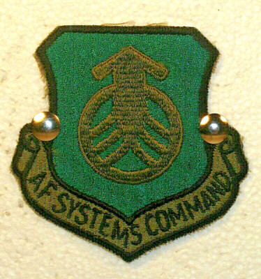 USAF US Air Force Systems Command AFSC Badge Insignia Subdued Patch | eBay