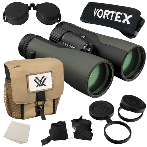 Vortex Optics Crossfire HD 12x50 Green Binocular CF-4314 with Free Hat ...