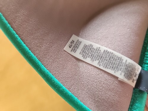 Victorias Secret Bikini Halter Padded Green Triangle Tie Top Logo ...