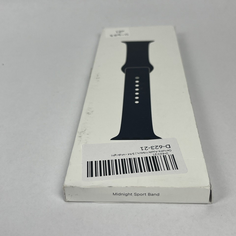 Apple 45mm Sport Band for Apple Watch - Midnight (S/M) *Open box* | eBay