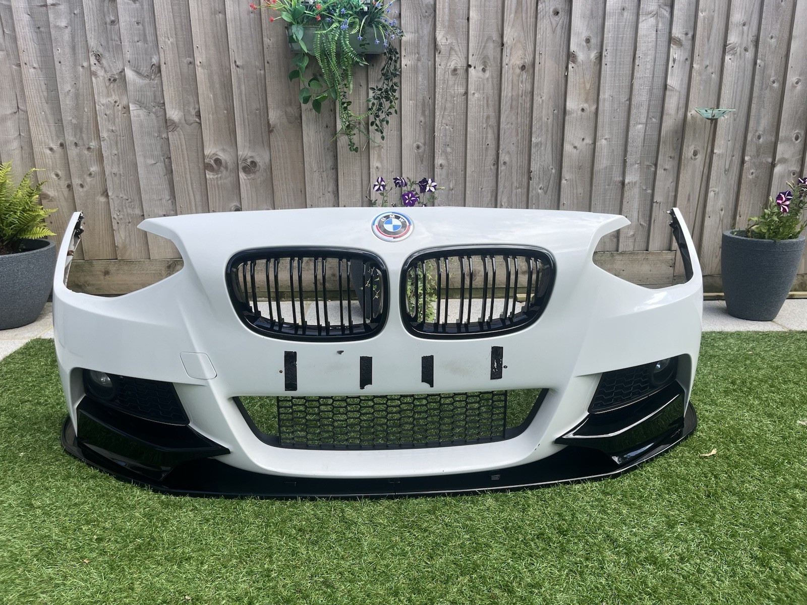 BMW 1 Series F20 F21 2012-2015 M SPORT Front Bumper Complete White ...