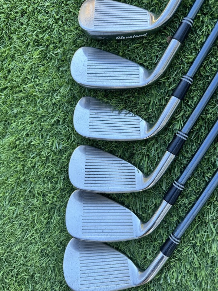 CLEVELAND LAUNCHER W SERIES IRONS SET 6-9,pw+ SW GRAPHITE LADIES WOMEN ...