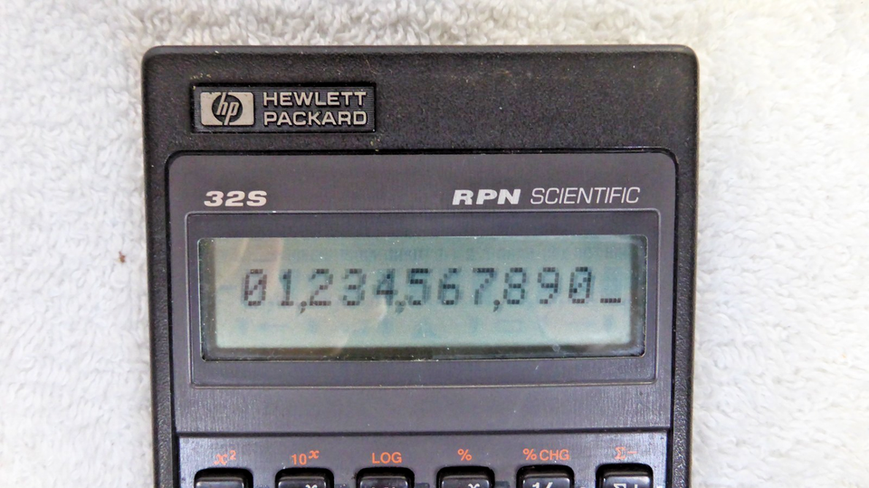 Vintage Hewlett Packard HP 32S RPN Scientific Calculator Tested Working ...