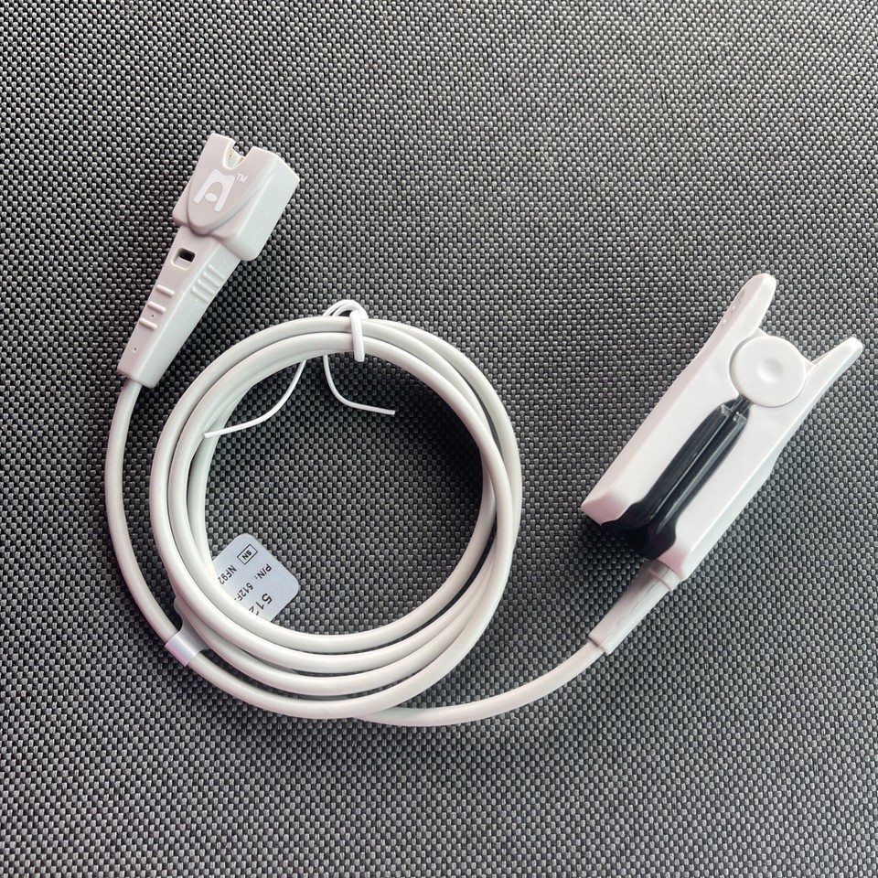 Mindray 512F-30-28263 Probe Finger Clip Reusable SpO2 Sensor Adult NEW ...