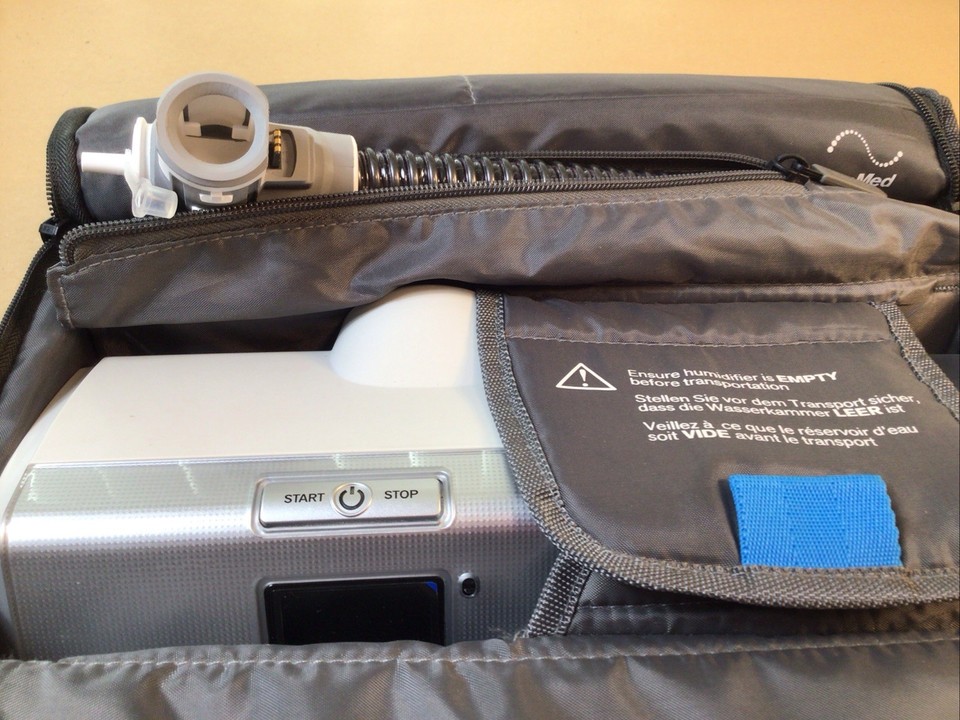 Grey Travel Case & Accessories AirCurve10 Anti Snoring Machine | eBay