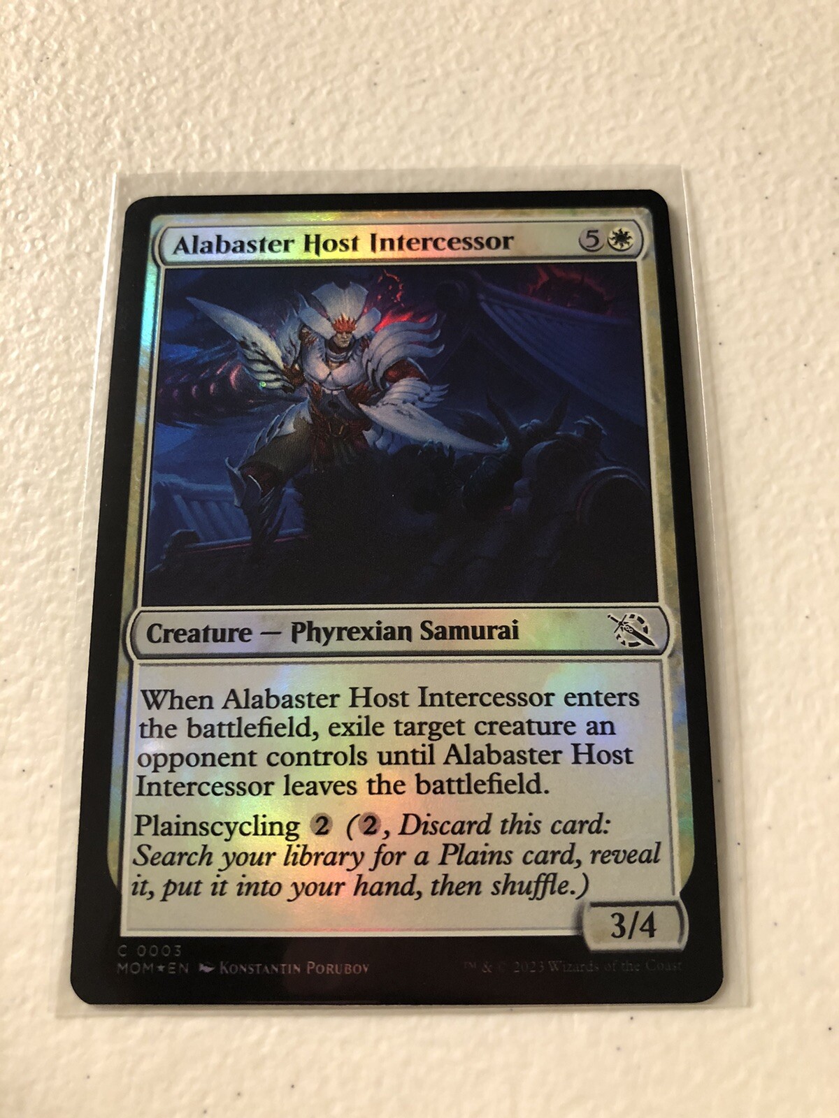 Alabaster Host Intercessor Foil March of the Machine MOM MTG Magic Pack Fresh | eBay