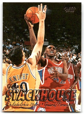 1996-97 Topps Jerry Stackhouse Philadelphia 76ers #42 | eBay