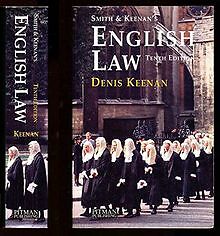 Smith and Keenans English Law von Smith, Kenneth, ... | Buch | Zustand ...