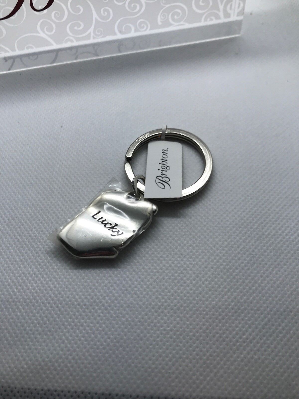 Brighton Key Fob ️ "Heartfelt Lucky" E16080 With Brighton Travel Pouch ...