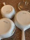 3 vtg pcs corning ware 1pnt 1 1/2 &6 1/2” with lid never used | eBay