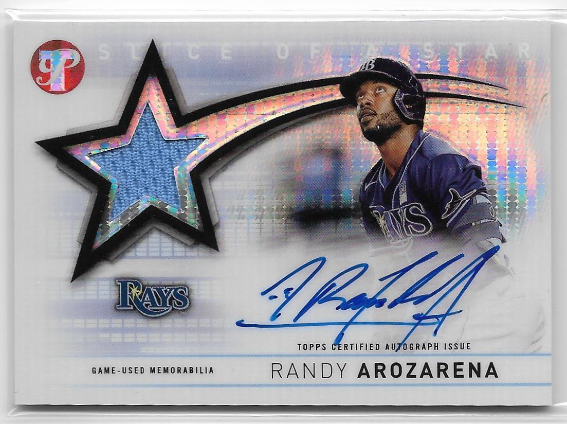 Randy Arozarena 2022 Topps Pristine #SSAR-RA Slice of a Star Relics ...