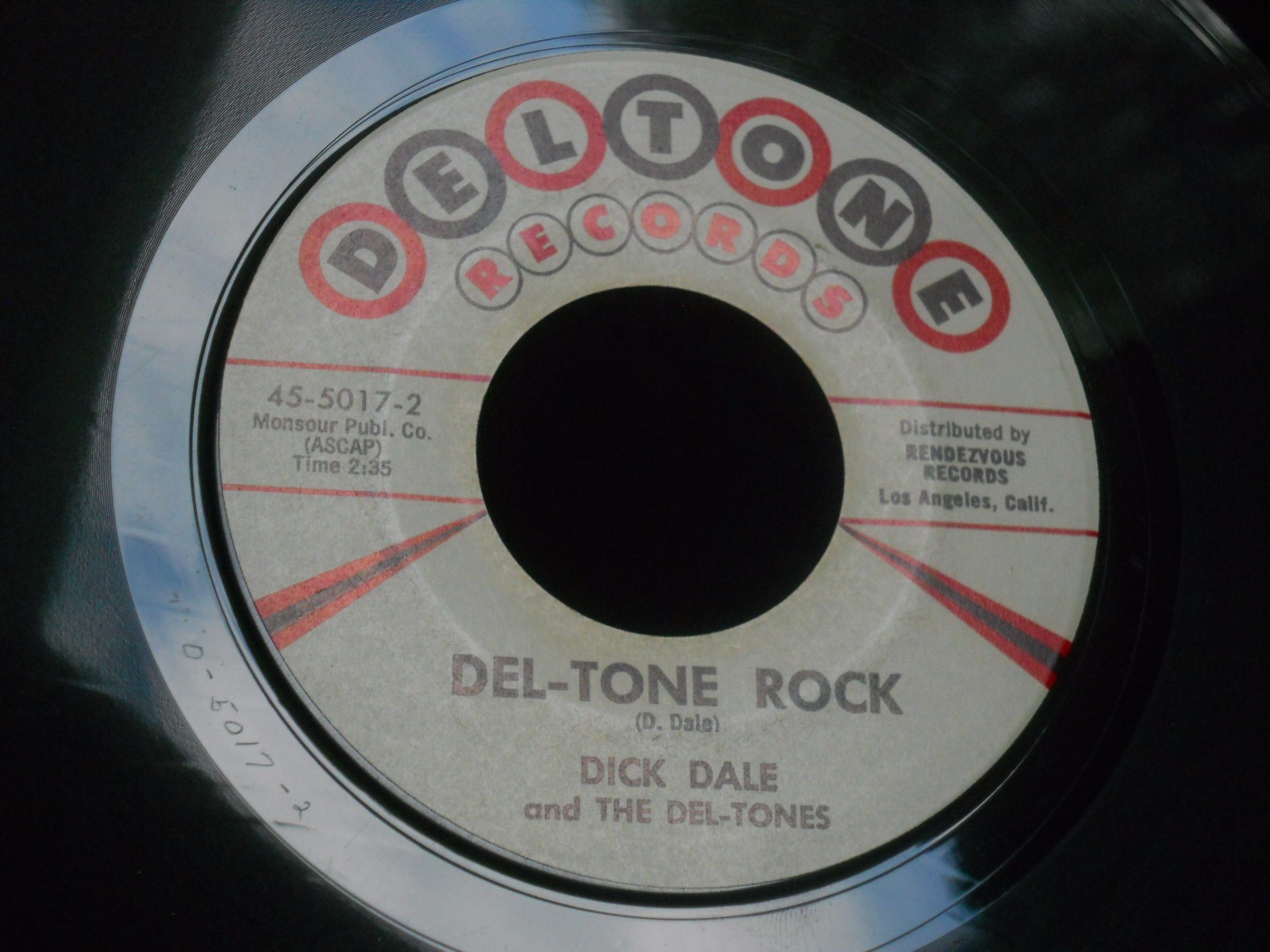 Z3 DELTONE 5017 DICK DALE & THE DEL-TONES DEL-TONE ROCK LETS GO TRIPPIN ...