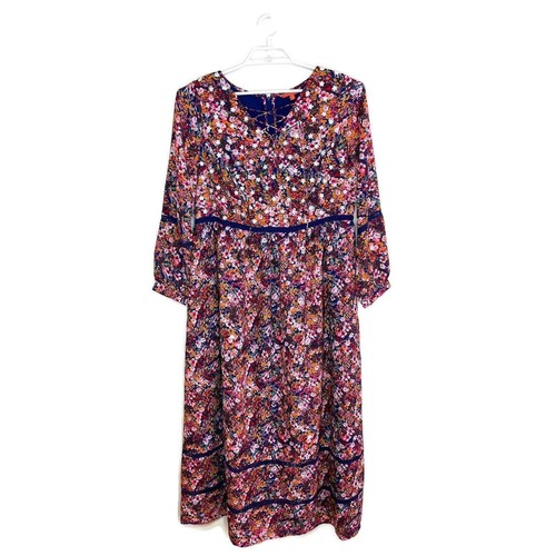 MODCLOTH Women's All Over Floral Print Maxi Dress Boho Hippie ...