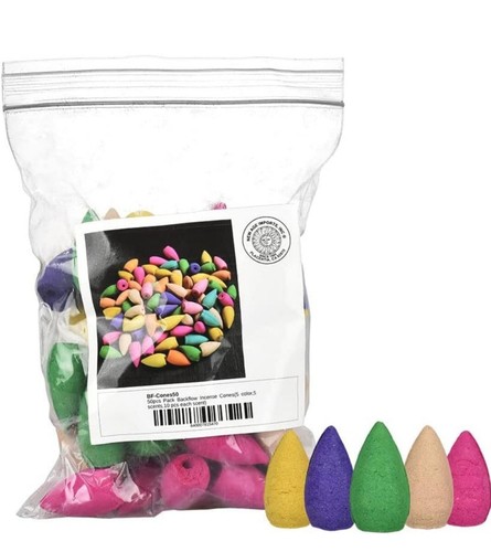 NEW Version Backflow Incense Burner Cones Mixed Flower Flavor Smoke ...