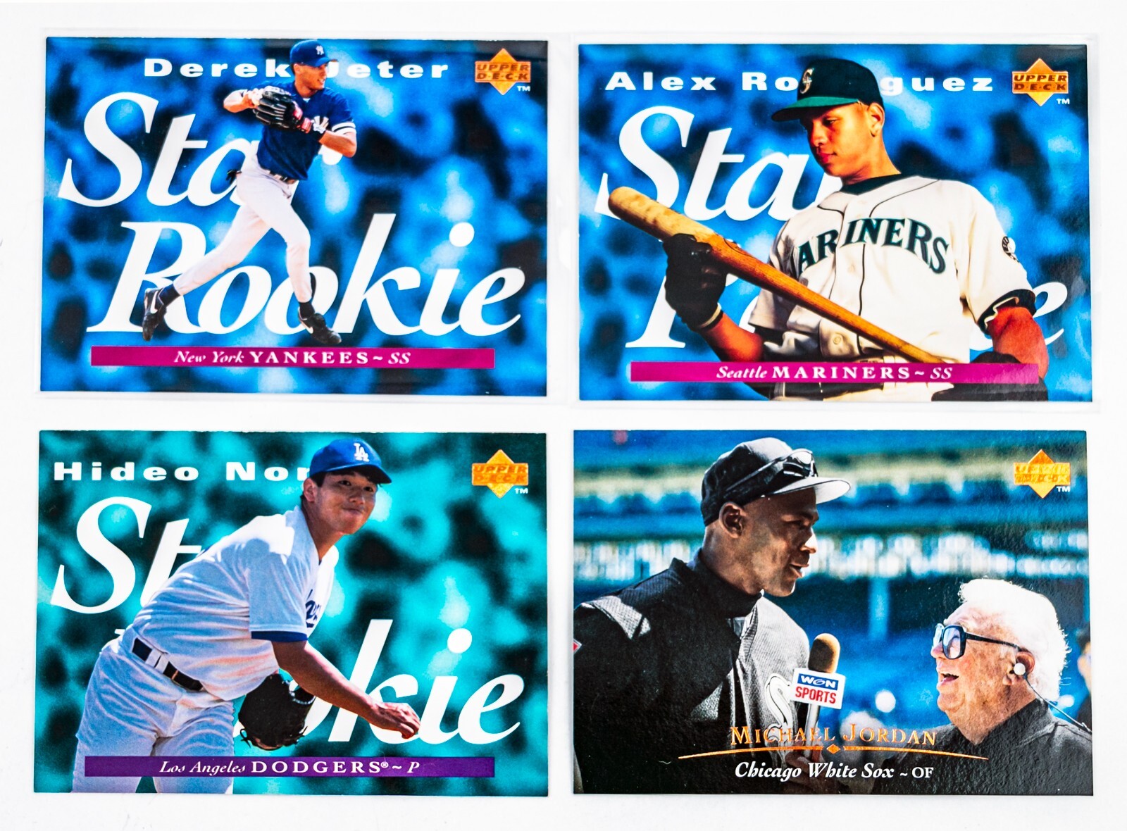 1995 Upper Deck Baseball Complete Set (450) Jeter, A-Rod, Nomo, Jordan ...