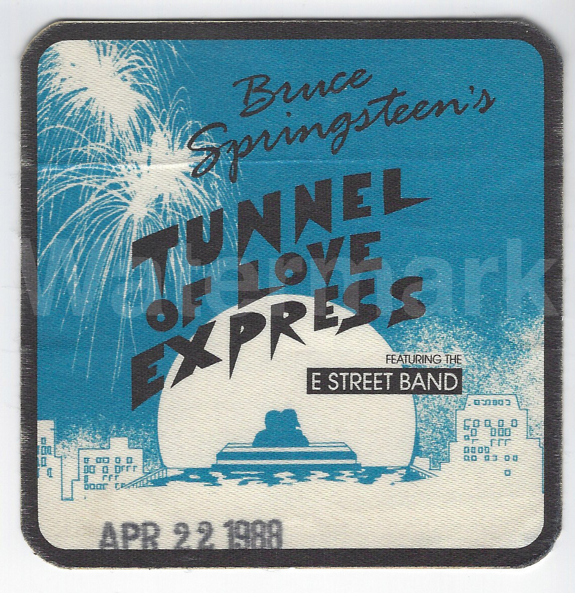 Bruce Springsteen E Street Band Band Backstage Pass Tunnel of Love Tour ...
