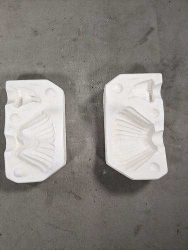 Vintage Ceramic Slip Casting Mold Of Eagle Head And Wings Kansas Molds ...