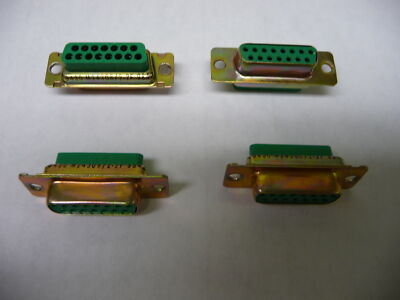 ADI M24308/2-282F Qty of 15 per Lot D-SUB Socket 15 pin connector body ...