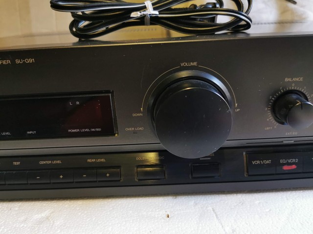 Technics Integrated Amplifier Su-g91 Dolby Pro Logic Stereo Detailed ...