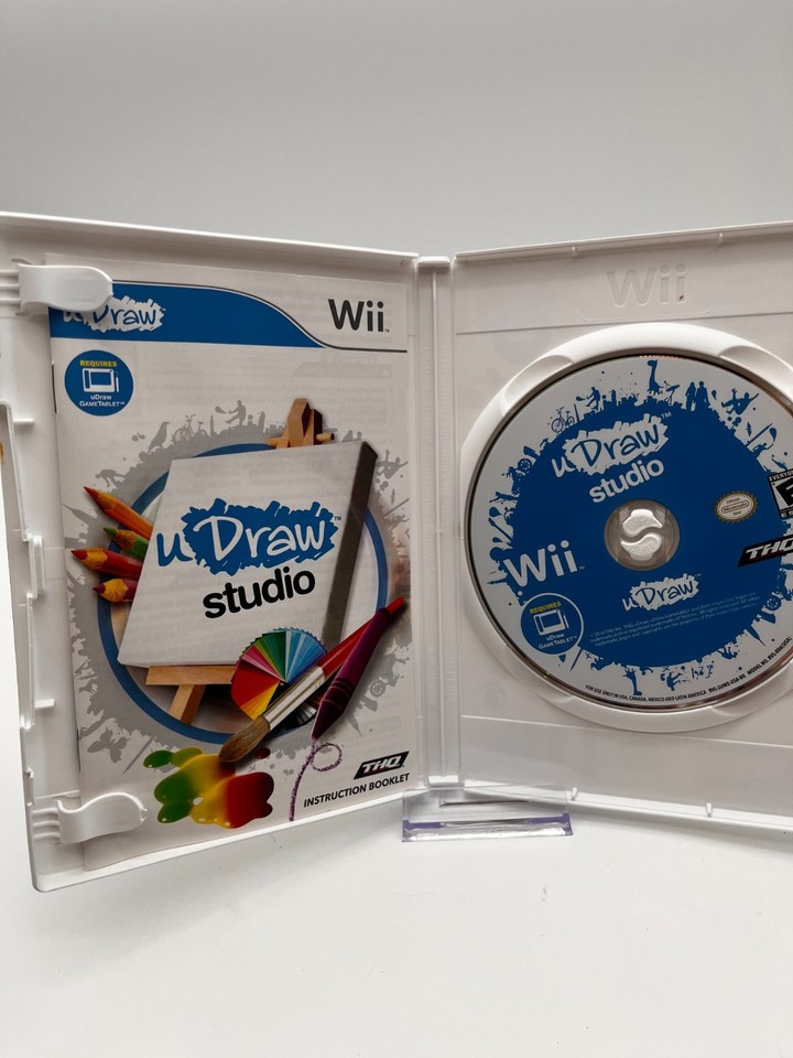 U Draw Studio (Nintendo Wii, 2010) Complete Game (No Pad) 785138304168 ...