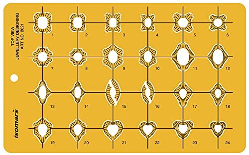 Gemstone Shapes Symbols Drawing Drafting Template Stencil Combo - Set ...