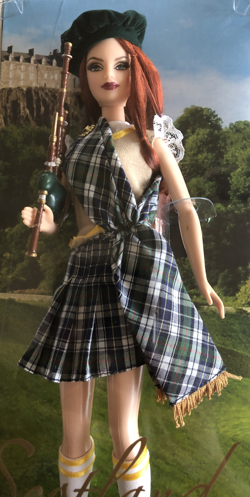 Dolls Of The World Collection Scotland Scottish Barbie Doll & Barbie ...