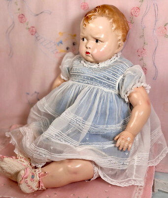 Vintage 23" Effanbee early 1900s Grumpy Composition Doll | eBay