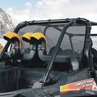 5PC Rear Window+Upper Door Nets for Polaris RZR XP 1000 4 Door Mesh ...