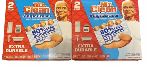 (2 PACK) Mr. Clean Magic Eraser Extra Durable Cleaning Pads with ...