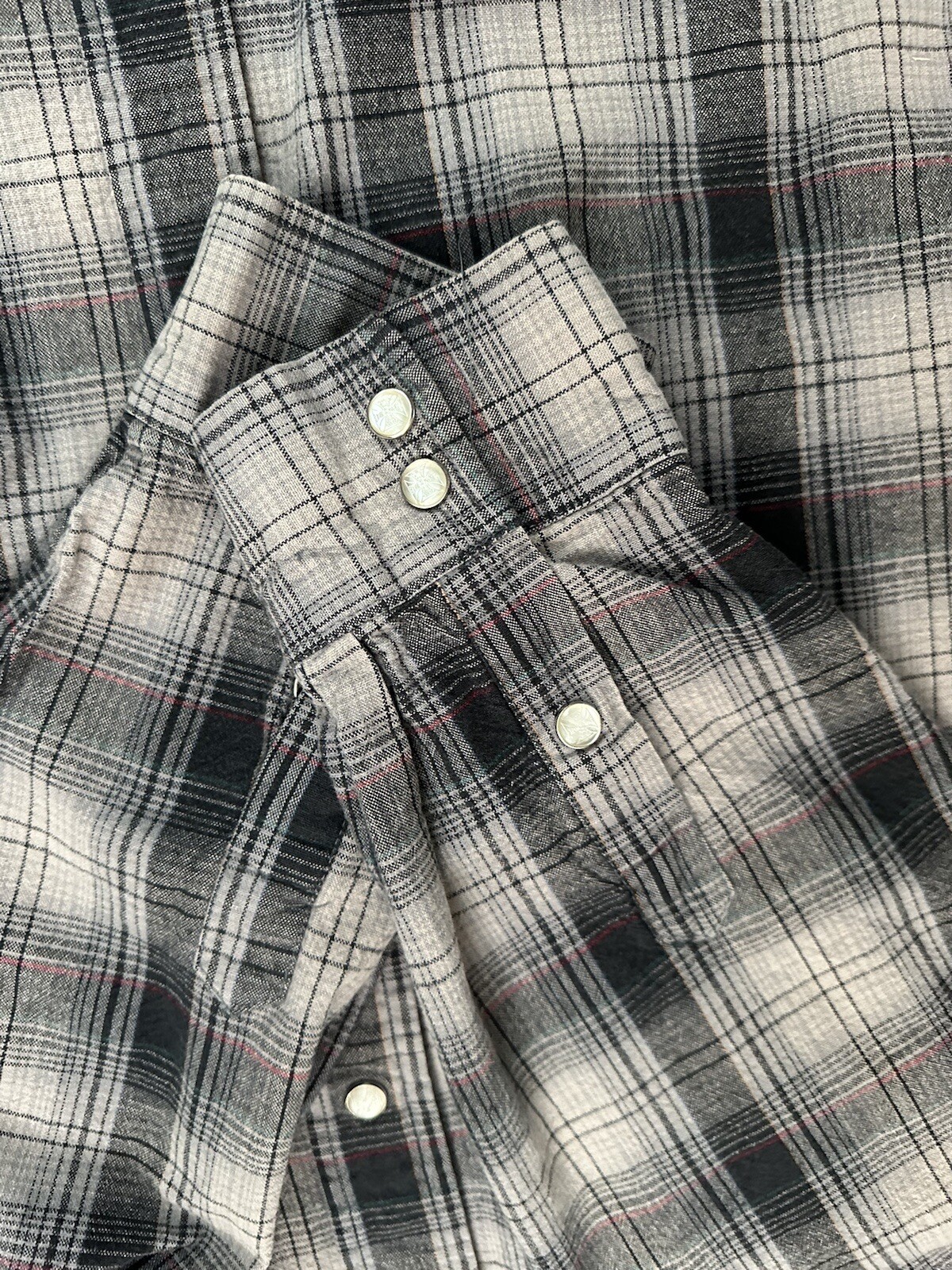 Jesse James Shirt Mens L Gray Flannel West Coast Choppers Work Wear ...