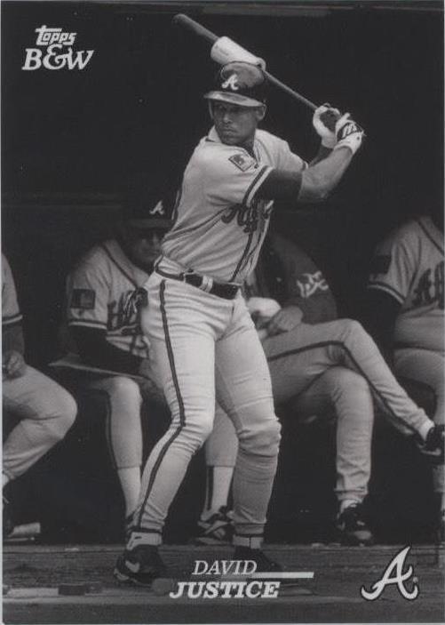 2024 Topps Black & White - David Justice #20 for sale online | eBay