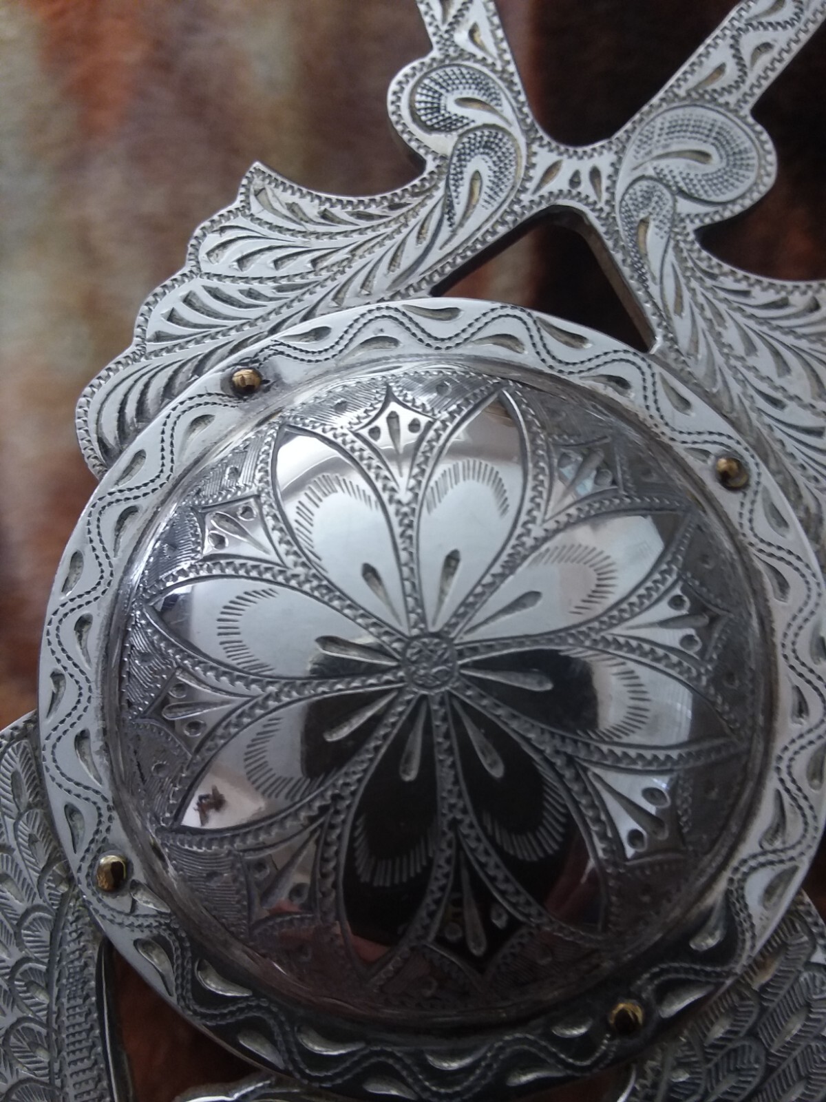 Amazing collectible vintage silver El Gato 5" eagle and shield bit | eBay