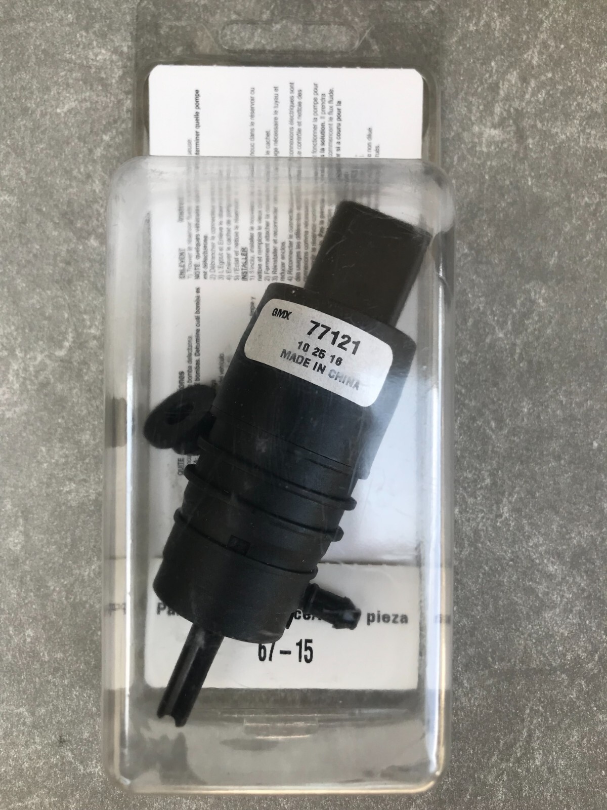 Windshield Washer Pump Anco 67-15 for sale online | eBay