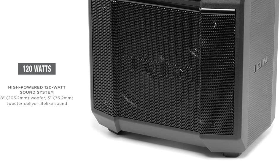 ION Explorer FX Bluetooth Speaker and Sound Effects 120-Watts (Cable ...