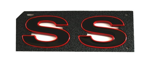 Pair 96-02 SS Metal Fender Emblems 3D Badge for SLP 12369965R Redline ...