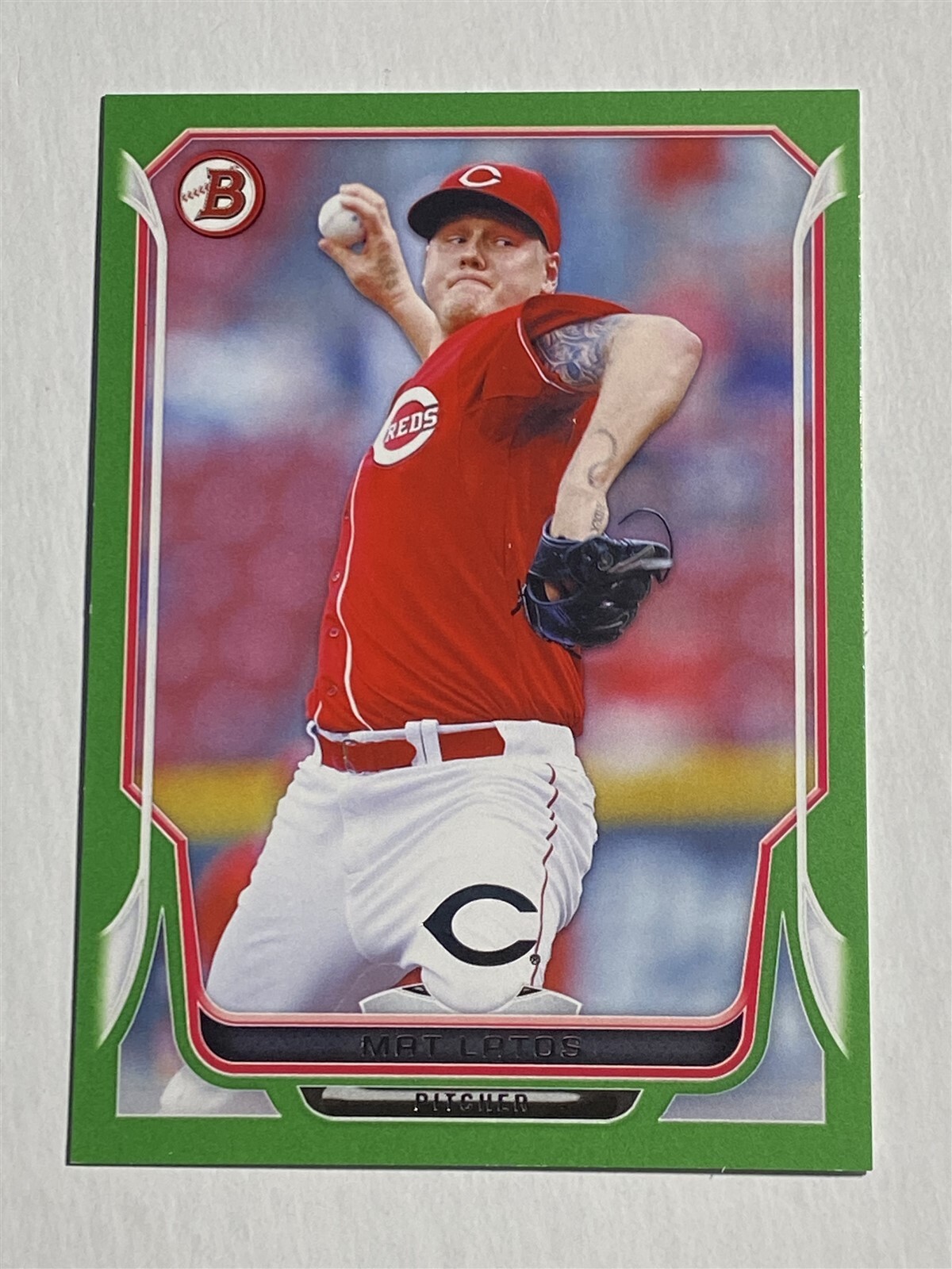 MAT LATOS reds 2014 Bowman #57 GREEN 55/150 (E2) | eBay