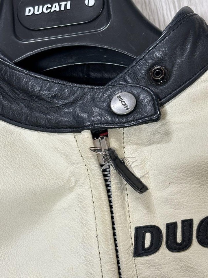 Ducati Jacket DAINESE Leather Jacket 42 Motorcycle Jacket | eBay