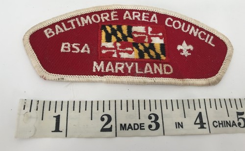 Vintage Baltimore Area Council Shoulder Patch Maryland Boy Scouts of ...