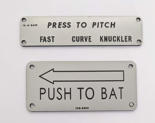 Williams Base Hit Baseball Pinball Arcade Game: Press to Pitch & Push ...