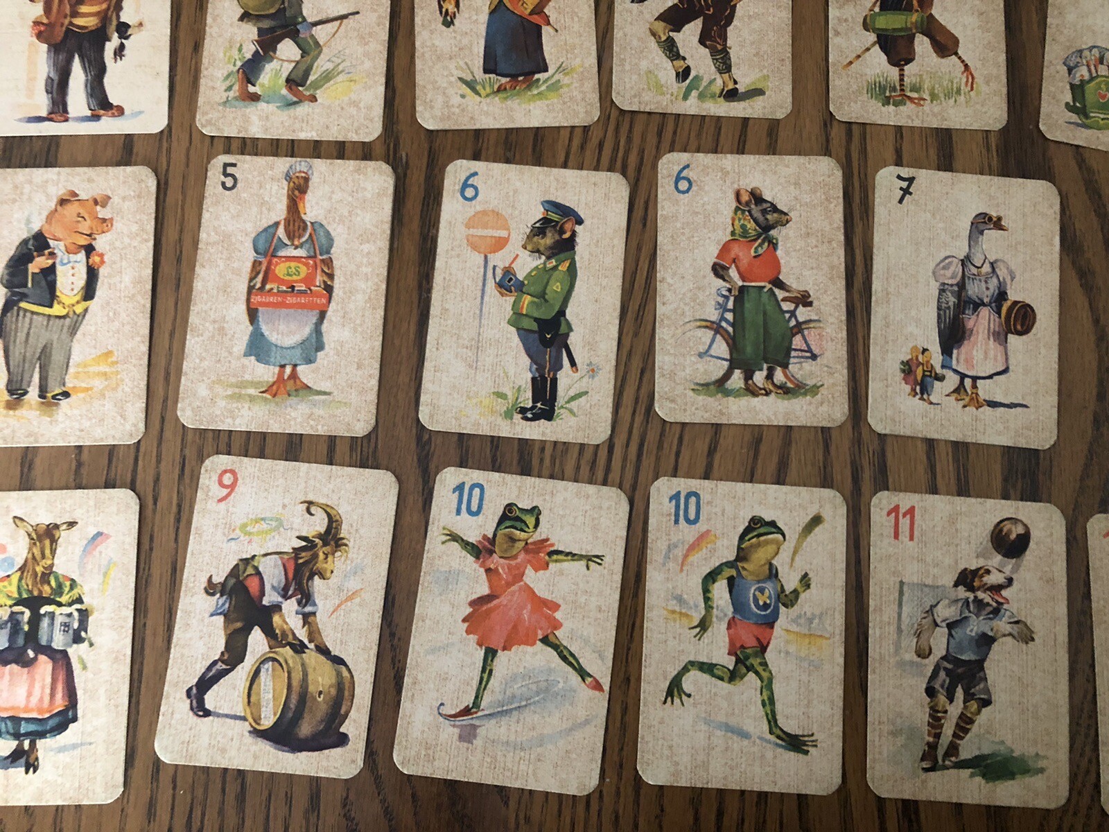 Antique German BLACK PETER Cards Game | eBay