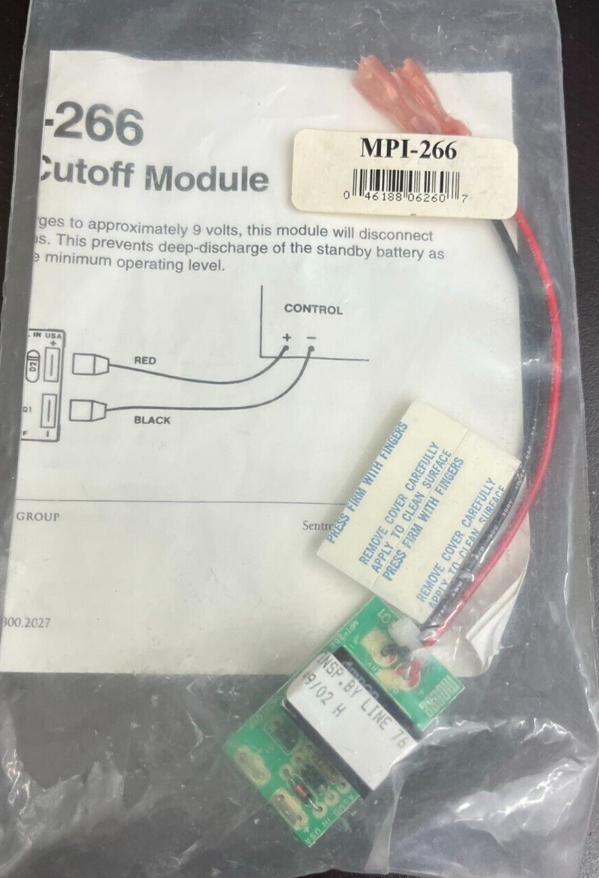 Moose MPI-266 Low Battery Cutoff Module | eBay