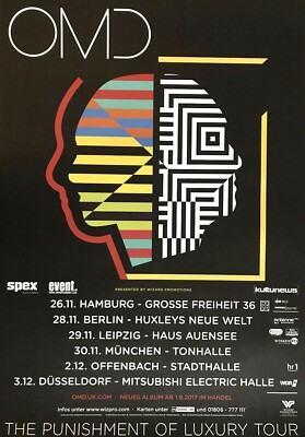OMD - O M D - 2017 TOUR - orig. Concert Poster - Konzert Plakat A1 xx ...