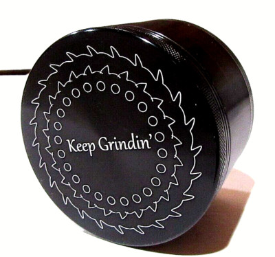 Keep Grindin' Best Herb Grinder, 3.0 inch, 4-Piece, Large Storage ...