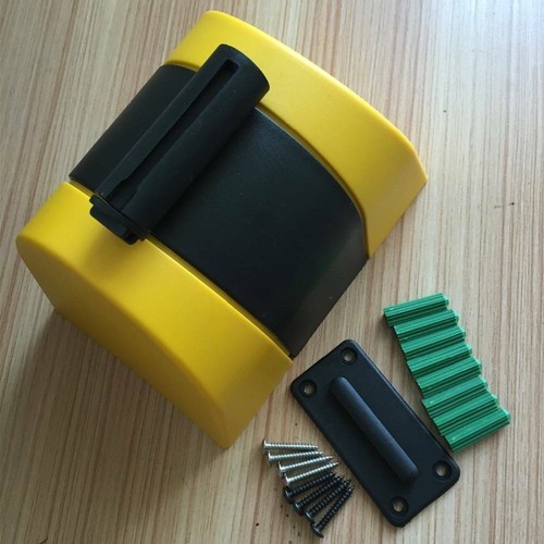 Barrier Tape Hazard Safety Warning Yellow Black Retractable Isolation ...