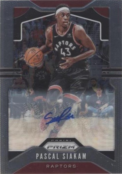 2019-20 Panini Prizm - Signatures #156 Pascal Siakam (AU) for sale ...