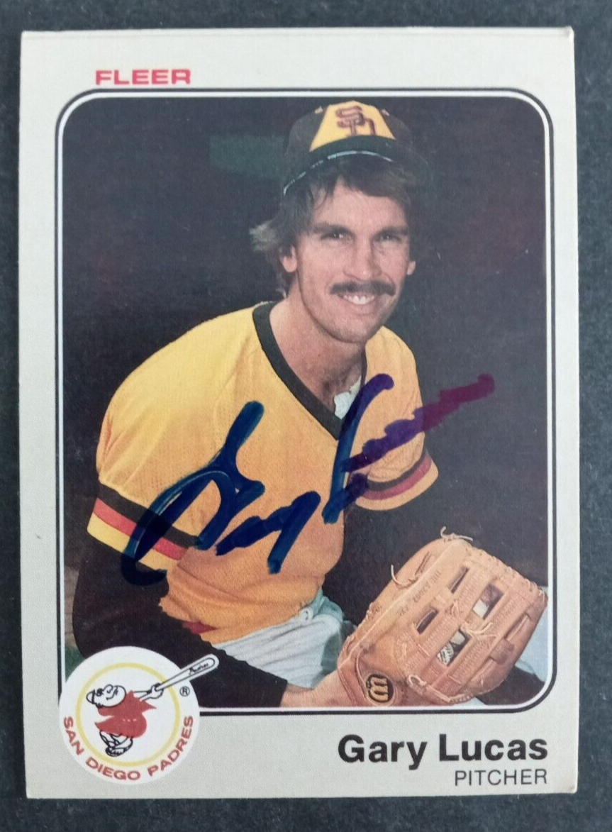 1983 Fleer SIGNED: Gary Lucas, PADRES #366 | eBay